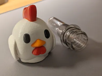 Ghost geocache for big PET cap by geo.luki - MakerWorld