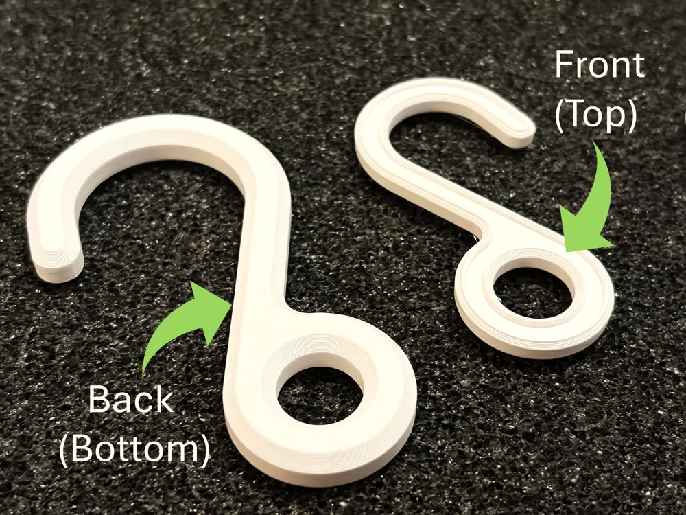 S-Hooks with closed eyelets loops (15 sizes) by SY3D MakerWorld ...