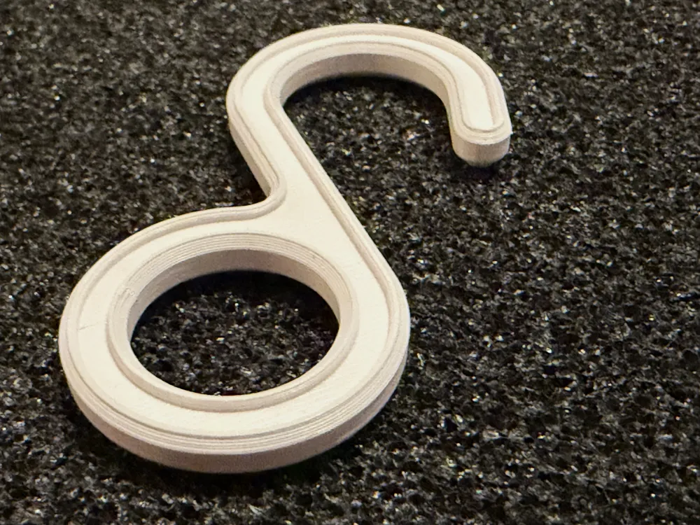 S-Hooks with closed eyelets loops (15 sizes) by SY3D MakerWorld ...