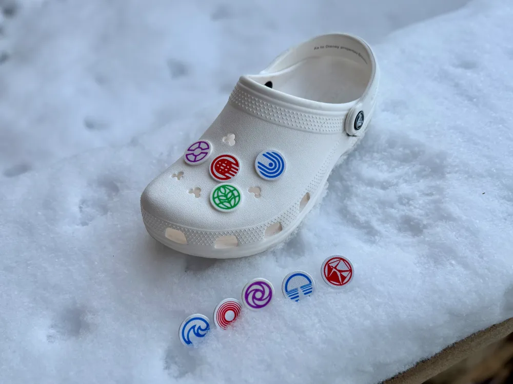 Epcot Crocs Charms Retro Logos by TheNewHobbyist MakerWorld: Download ...