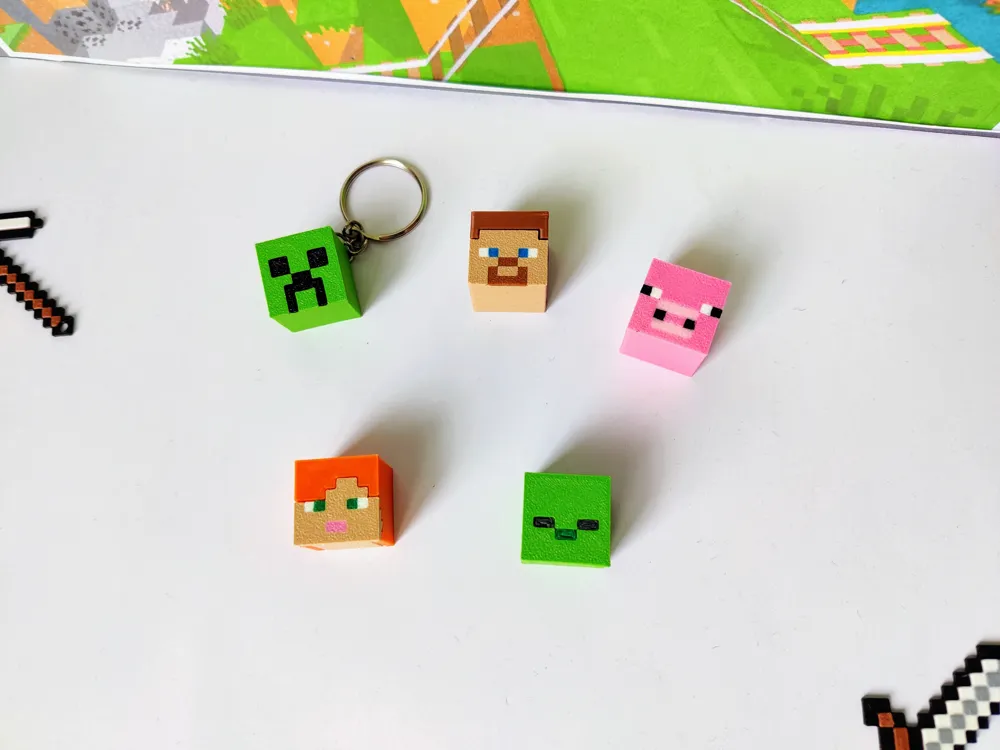 Minecraft Mini Cubes by lalou3D MakerWorld: Download Free 3D Models
