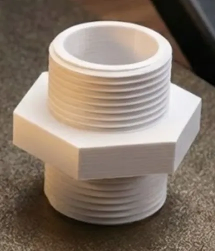 Parametric BSPP (G) / NPT Threaded Pipe Adapter - Free 3D Print Model ...