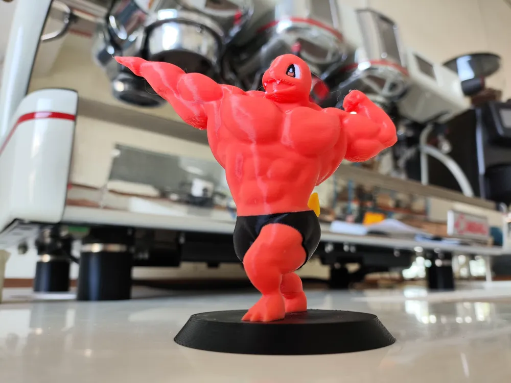 Ultra Swole Charmander - Free 3D Print Model - MakerWorld