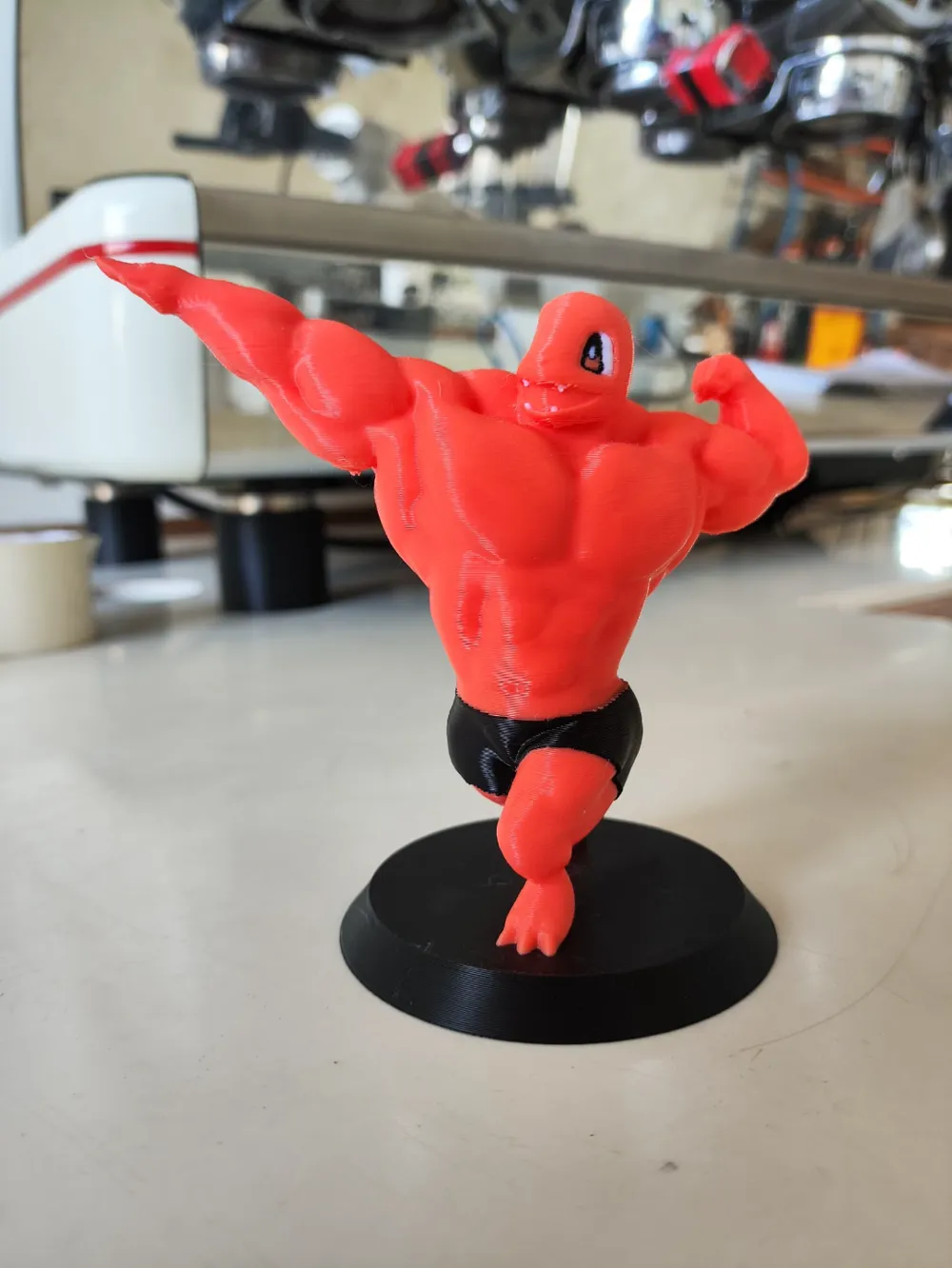 Ultra Swole Charmander - Free 3D Print Model - MakerWorld