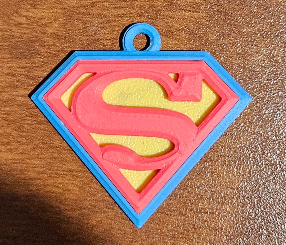 Superman Keychain by SmithDrewSmith - MakerWorld