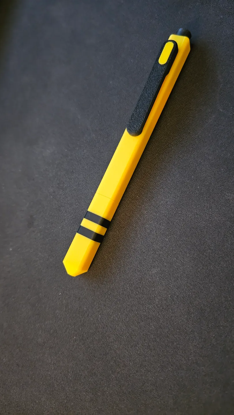 Rectangular Bolt Action Pen by TheOcProd - MakerWorld