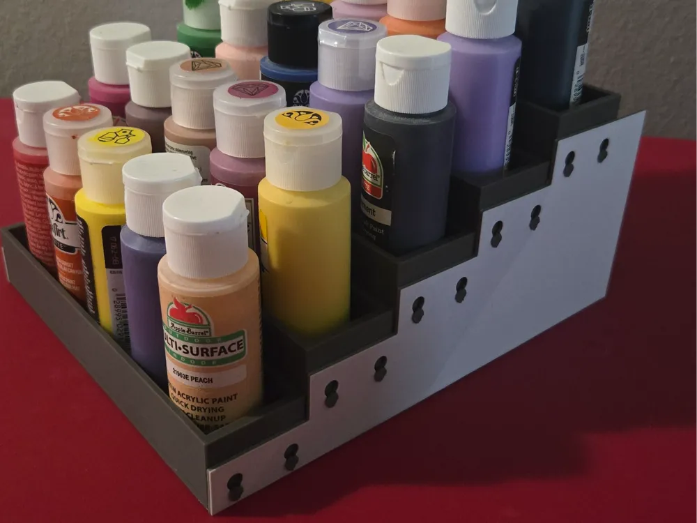 Paint Holder / Paint Storage / Acrylic Paint Rack by GiZmOGadgets ...