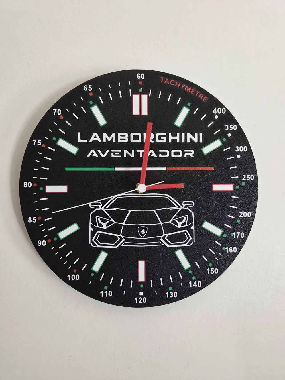 Modular Wall Clock – Lamborghini Aventador - Free 3D Print Model ...