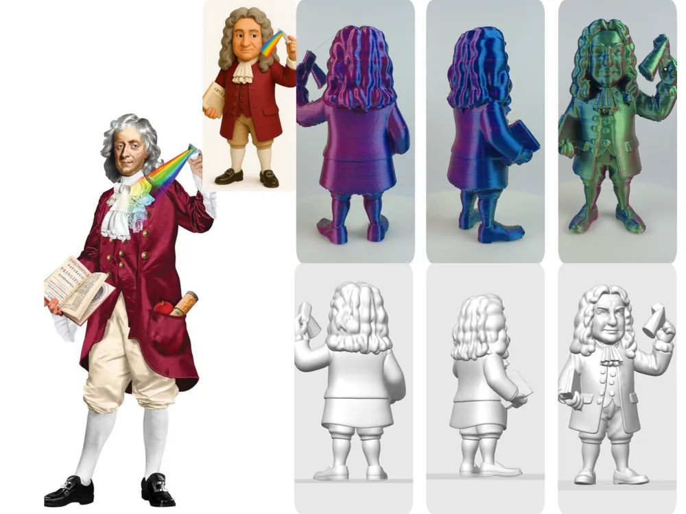 Isaac Newton by LayerCrafter MakerWorld: Download Free 3D Models