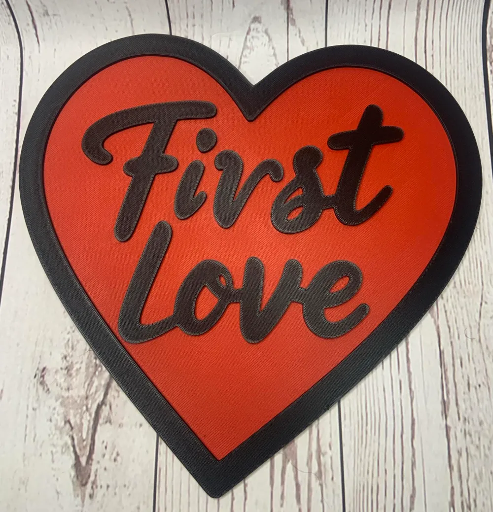 wall art heart by bruce wayne - MakerWorld