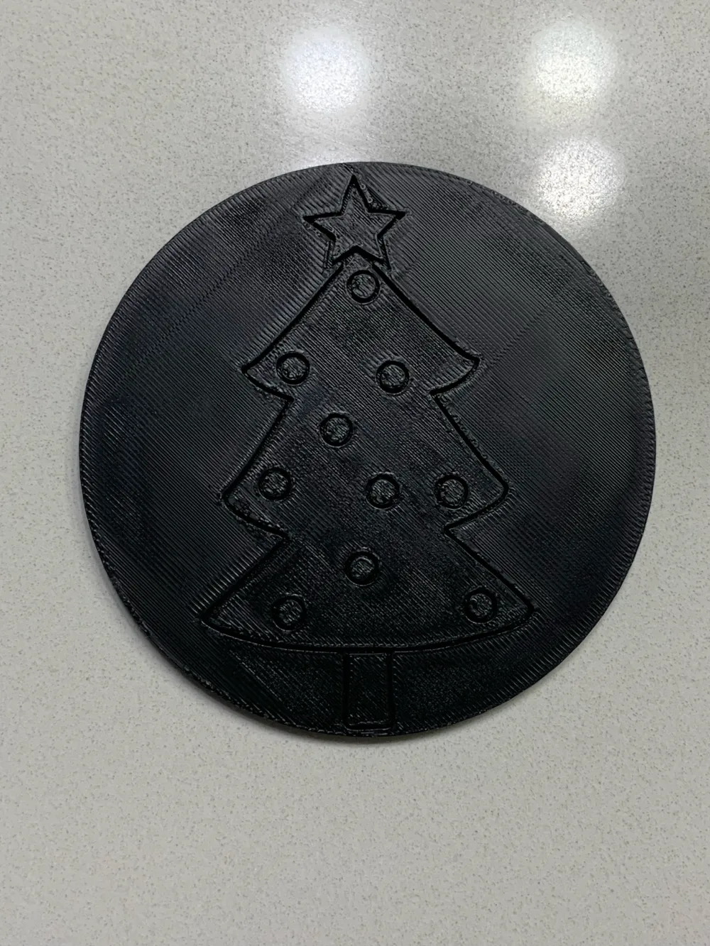 Christmas coaster 2 (Christmas tree) by XxBingBongxX MakerWorld ...