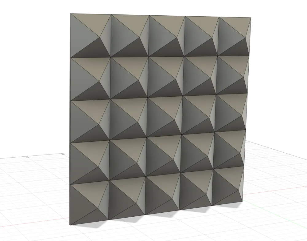 Pyramid 3D Wall by maxar - MakerWorld