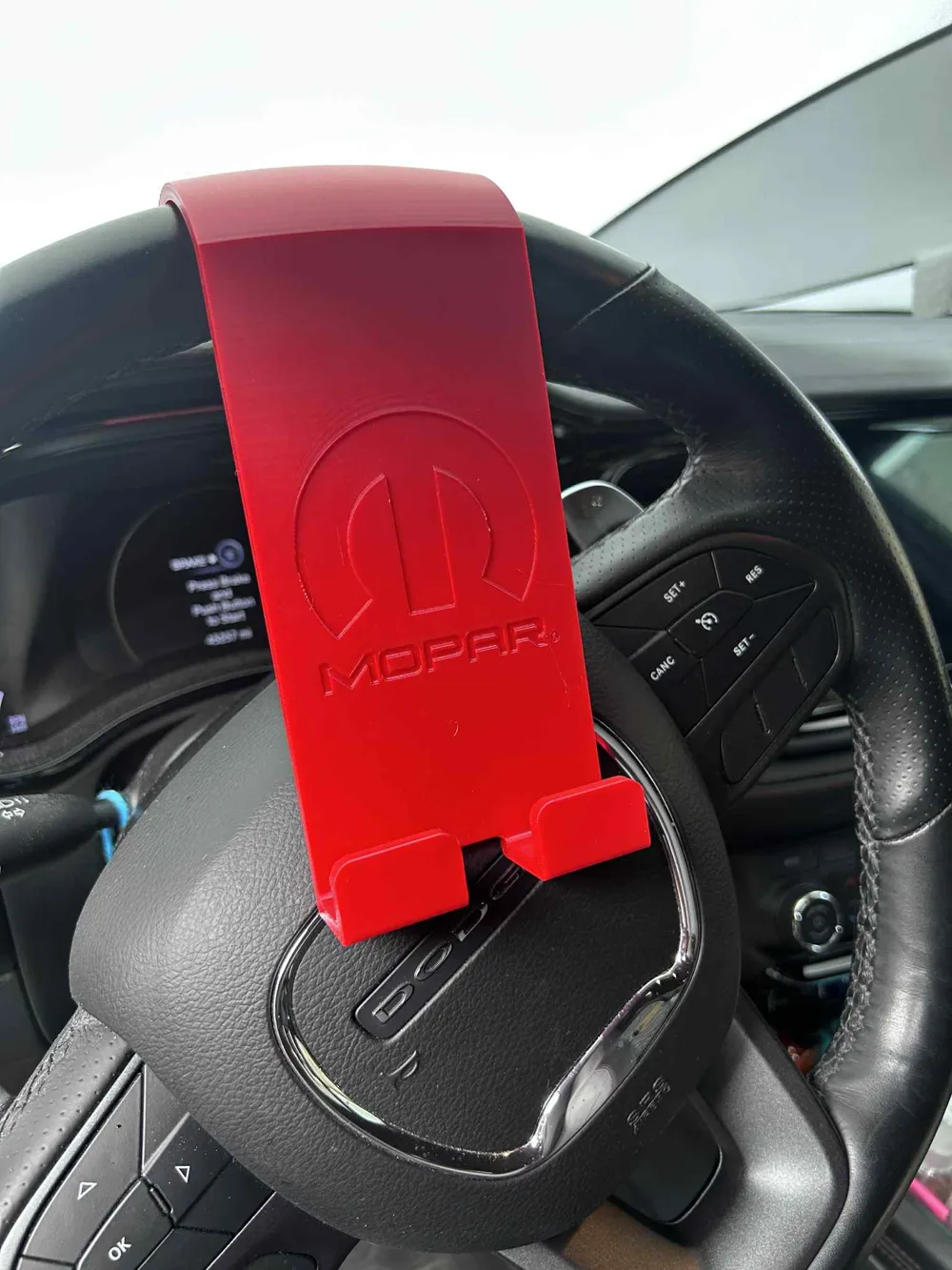 Mopar Steering Wheel Phone Holder by hdz3dworks MakerWorld: Download ...
