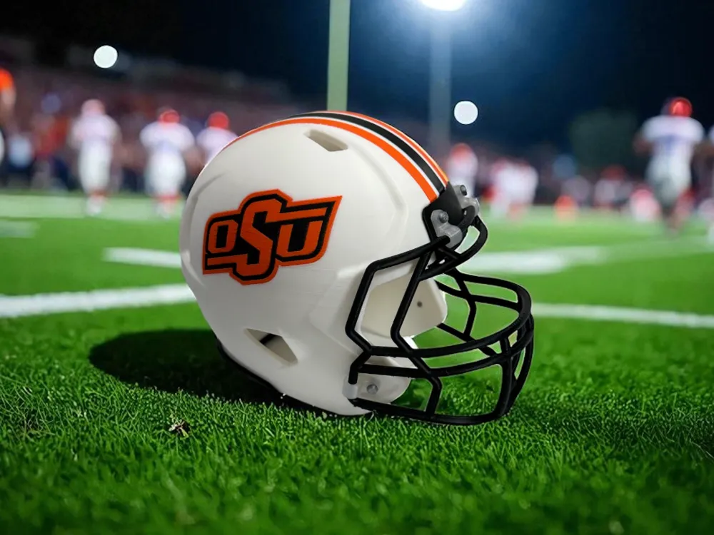 Oklahoma OSU Cowboys Football Helmet - Free 3D Print Model - MakerWorld