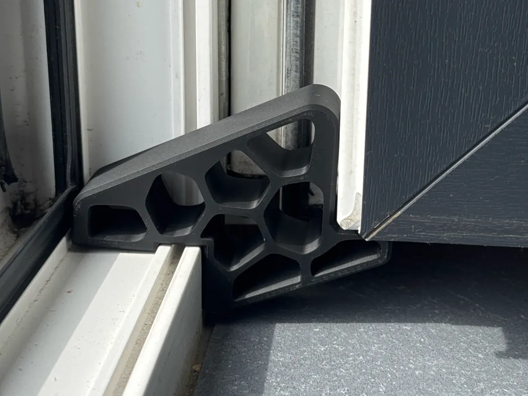 Window Balcony Door Stopper with Rail Lock - Free 3D Print Model ...