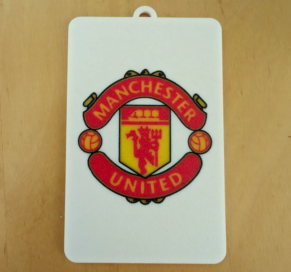 ID Card Holder w/ Manchester United Logo Remixed by Kyle - MakerWorld