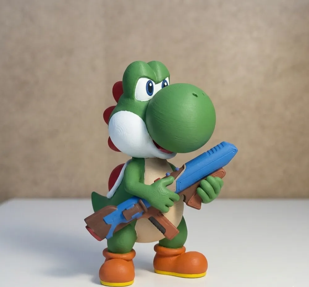 Yoshi - Super Mario - Free 3D Print Model - MakerWorld