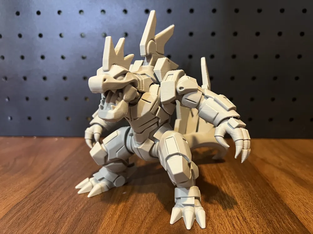 Mecha Pokemon Series: Feraligatr Mecha Statue - Free 3D Print Model ...
