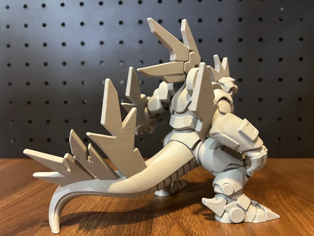 Mecha Pokemon Series: Feraligatr Mecha Statue - Free 3D Print Model ...