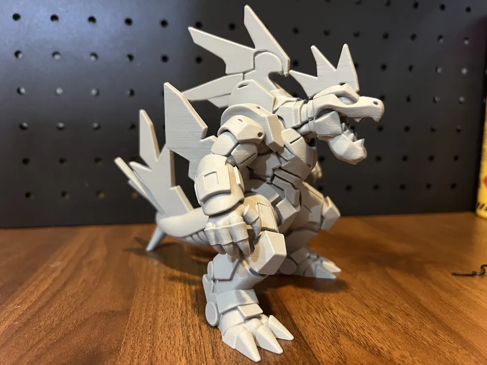 Mecha Pokemon Series: Feraligatr Mecha Statue - Free 3D Print Model ...