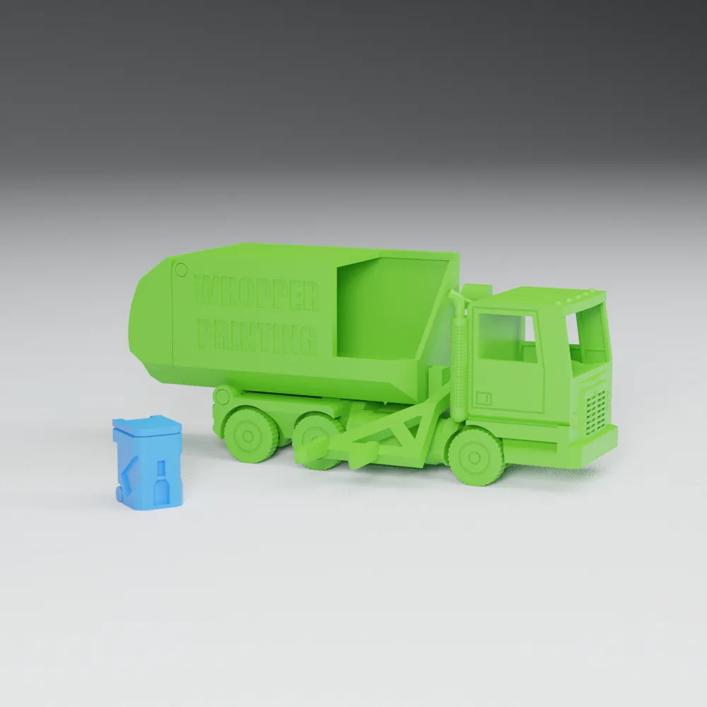 Functional Print-In-Place Garbage Truck - Free 3D Print Model - MakerWorld