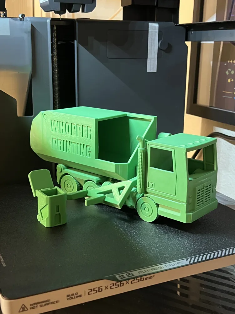 Functional Print-In-Place Garbage Truck - Free 3D Print Model - MakerWorld