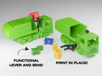 garbage can 3d print model download - MakerWorld
