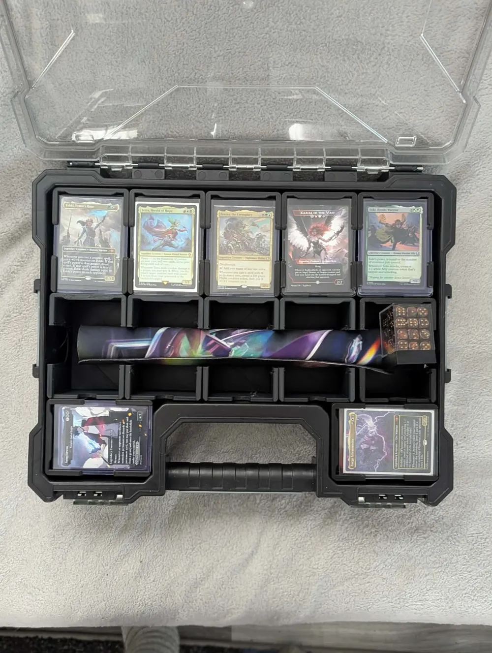 Toolbox MTG Commander Box Inserts MTG carry case - Free 3D Print Model ...