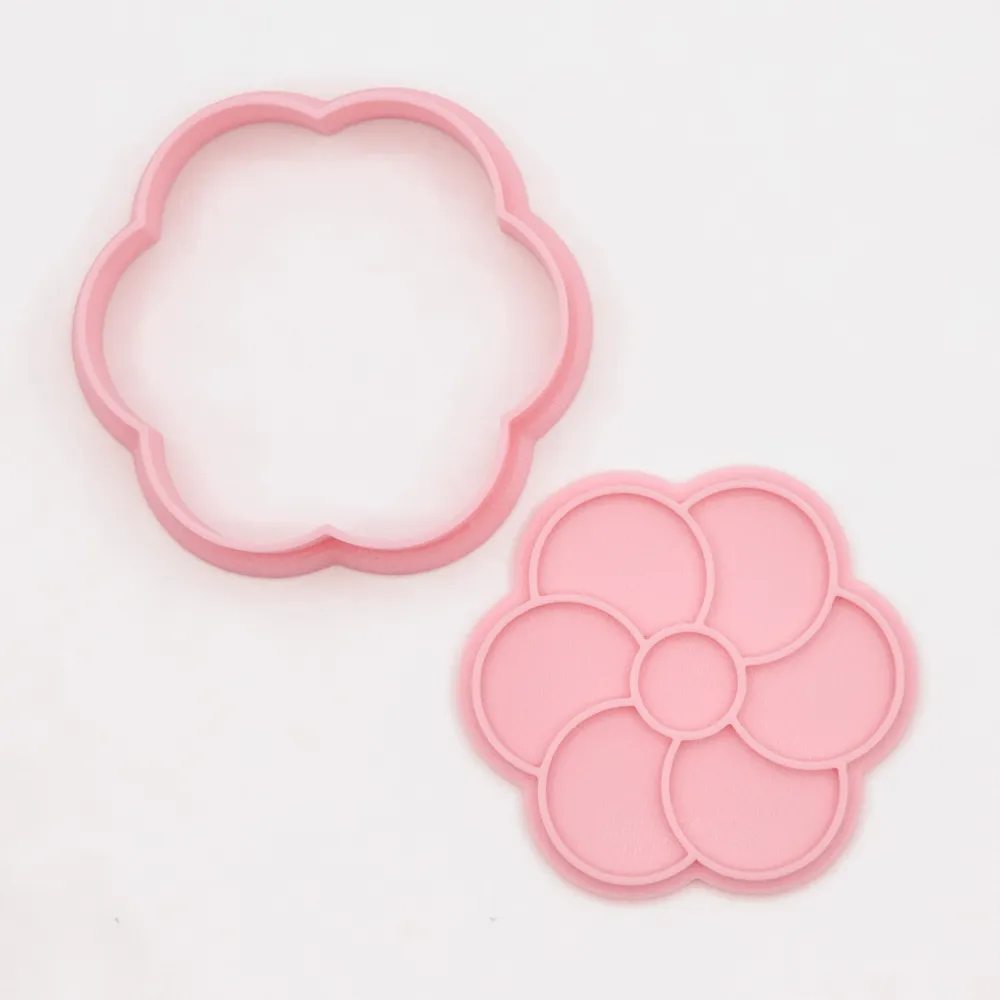 Flowers cookie cutters / stamp by Indibles - MakerWorld