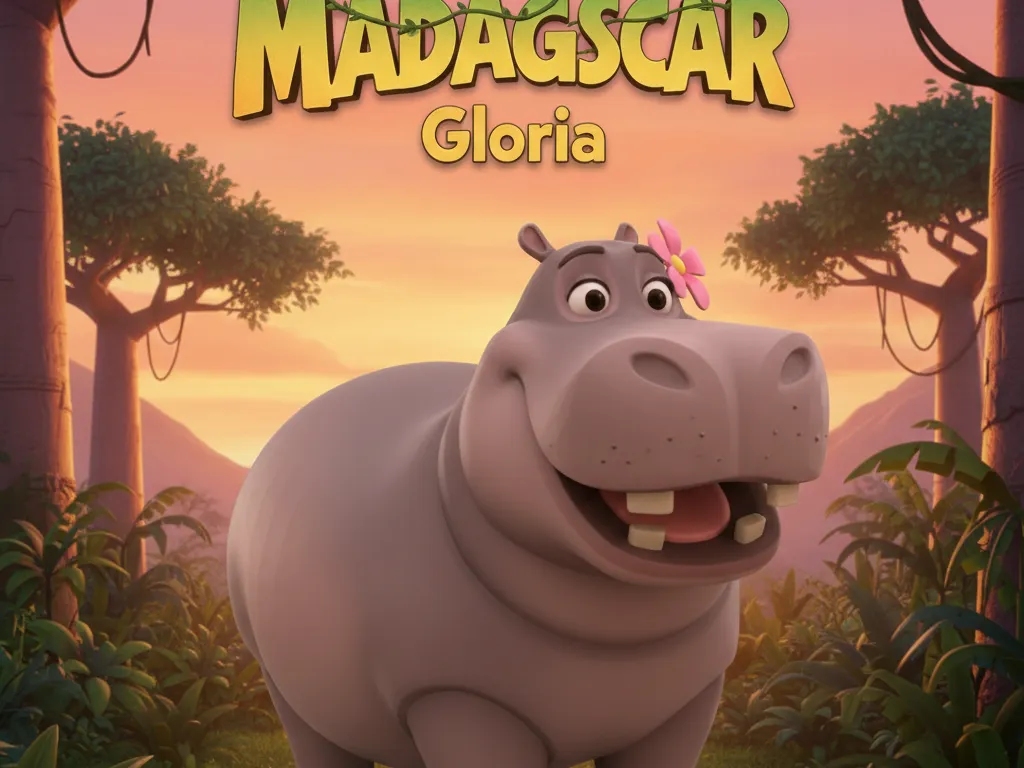 Madagascar: Gloria - Free 3D Print Model - MakerWorld