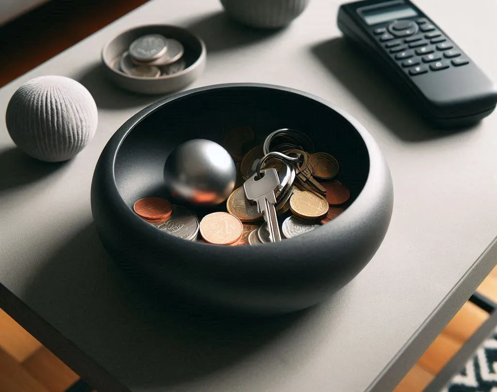 Modern Key & Coin Catcher Bowl - Free 3D Print Model - MakerWorld
