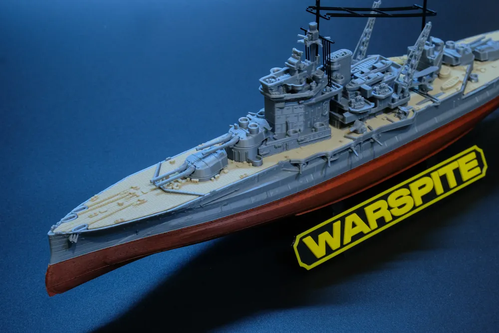 Battleship HMS Warspite by Yurobuild MakerWorld: Download Free 3D Models