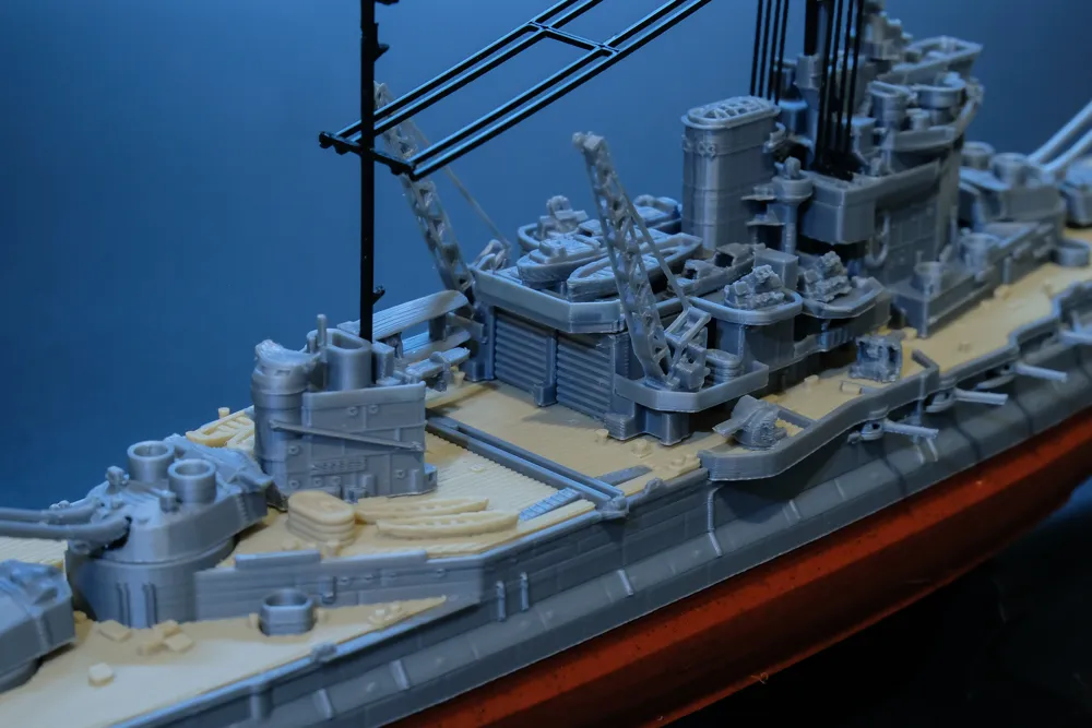 Battleship HMS Warspite - Free 3D Print Model - MakerWorld