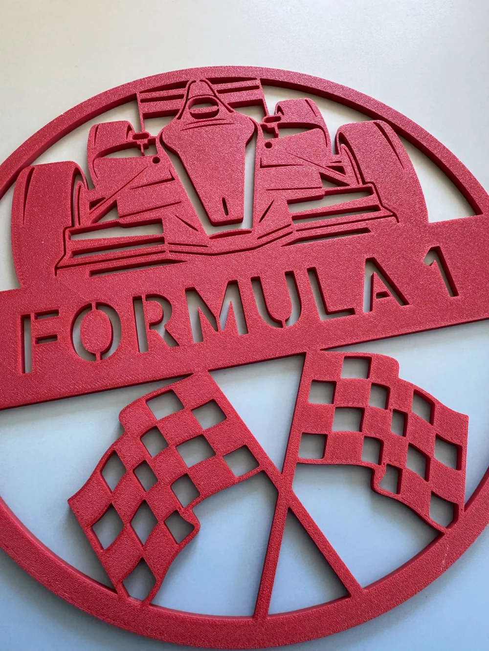 Formula 1 Frame with Checkered Flag by Dclik43 - Atelier ANRO - MakerWorld