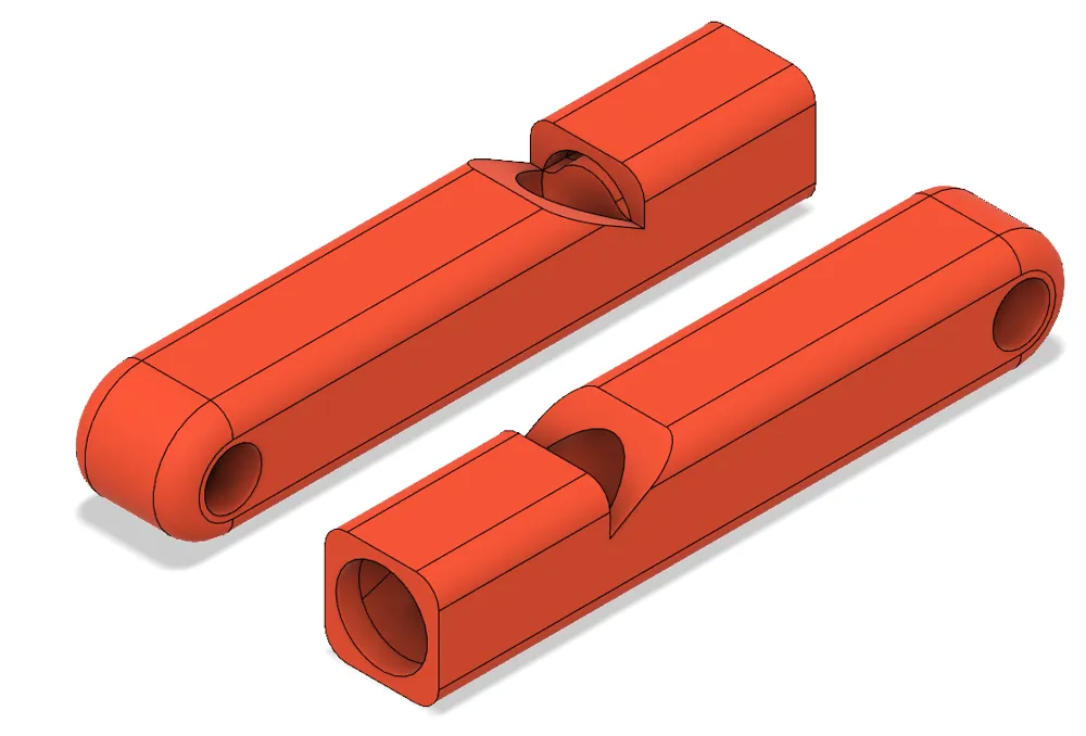 Survival & Refereeing Two Tone Whistles Remixed by Rice_E - MakerWorld