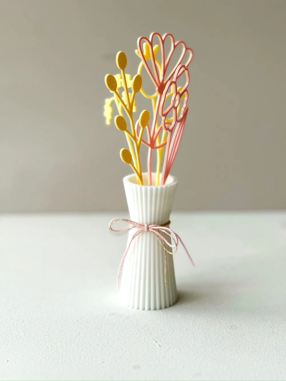 BloomPods - Mini Flower Vase - Base & Flowers - Free 3D Print Model ...