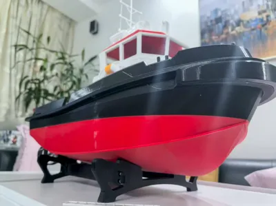 Paint-free version tugboat, no multi-color printing required - Free 3D ...