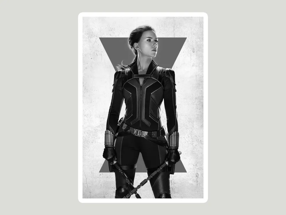 Black Widow Natasha Romanoff Hueforge Wall Art by neilault MakerWorld ...