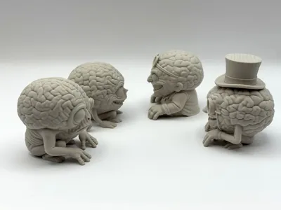 Creepy Brainy Collection by Stigern MakerWorld: Download Free 3D Models