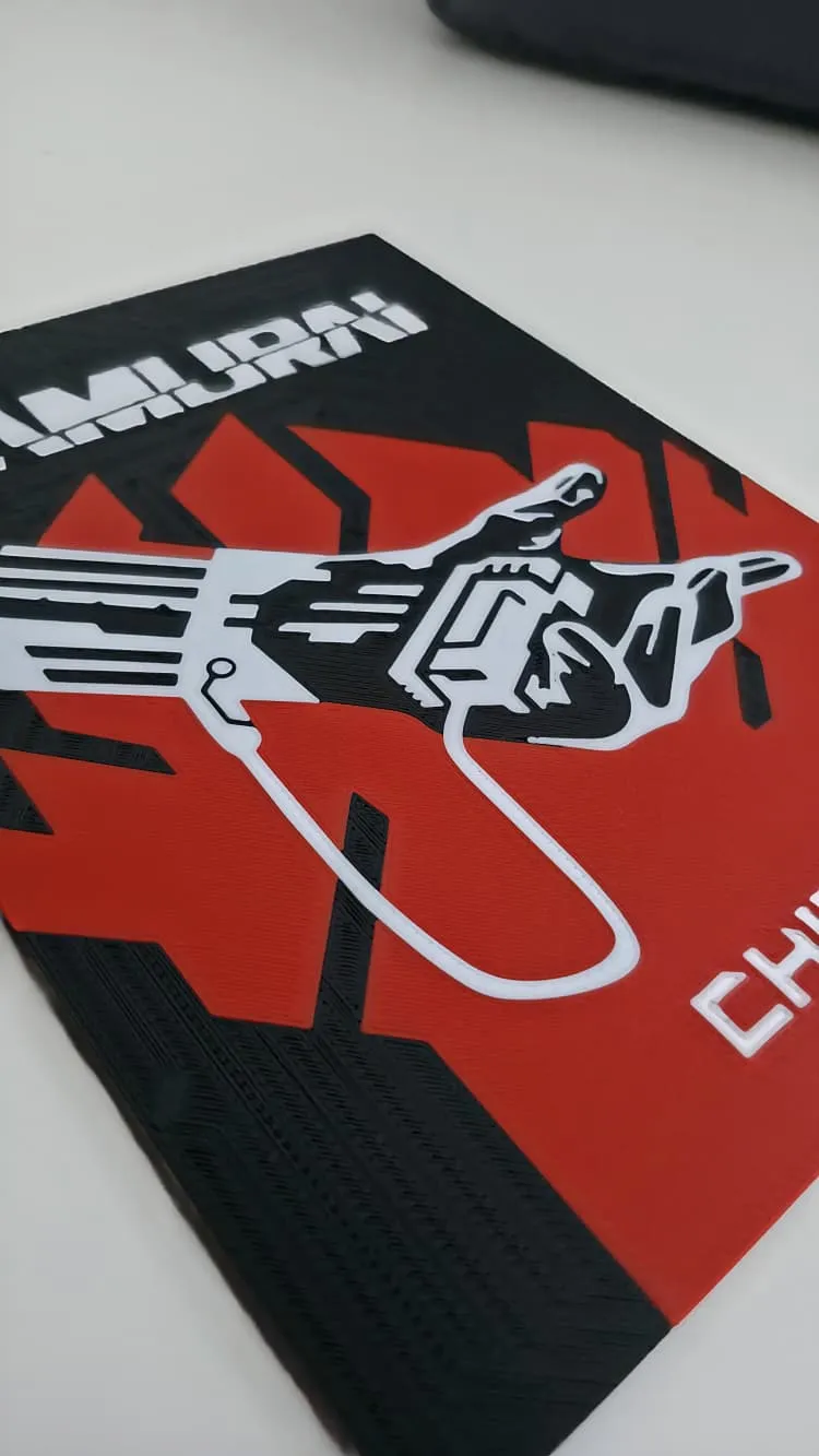 赛博朋克 2077 武士乐队 插入芯片 (需要AMS) - 免费 3D 打印模型 - MakerWorld