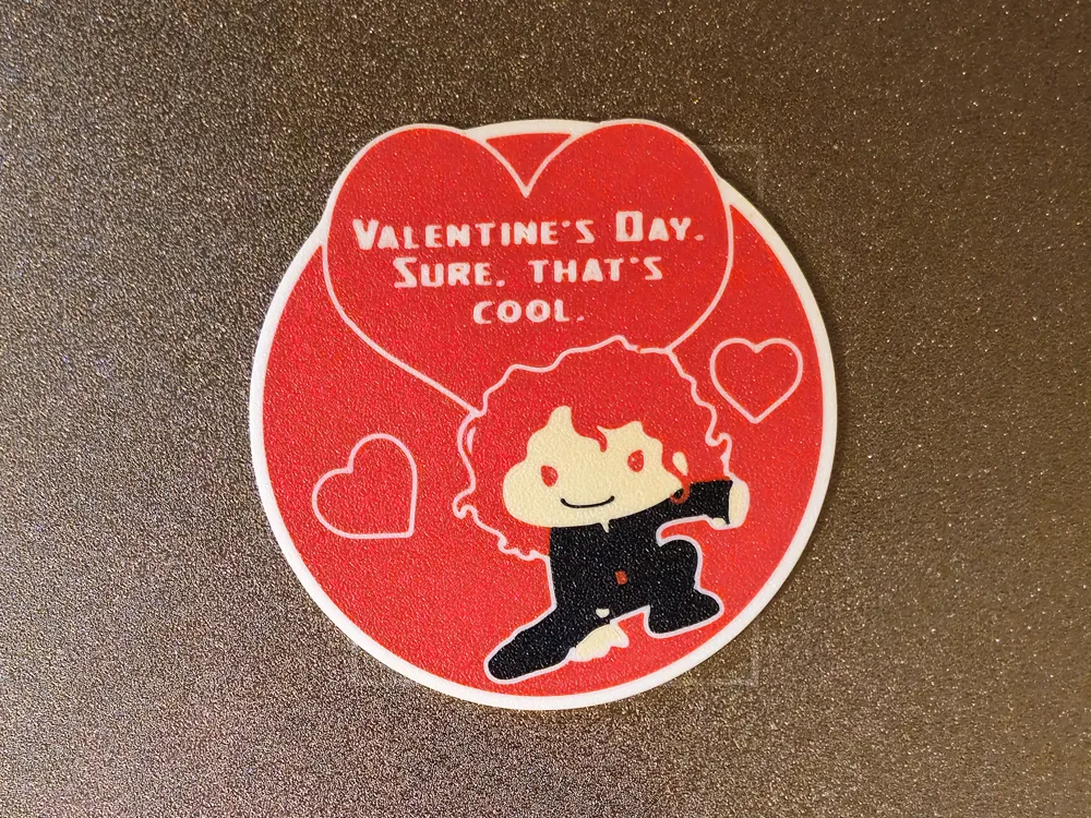 Marvel Valentines Coaster Set - Free 3D Print Model - MakerWorld