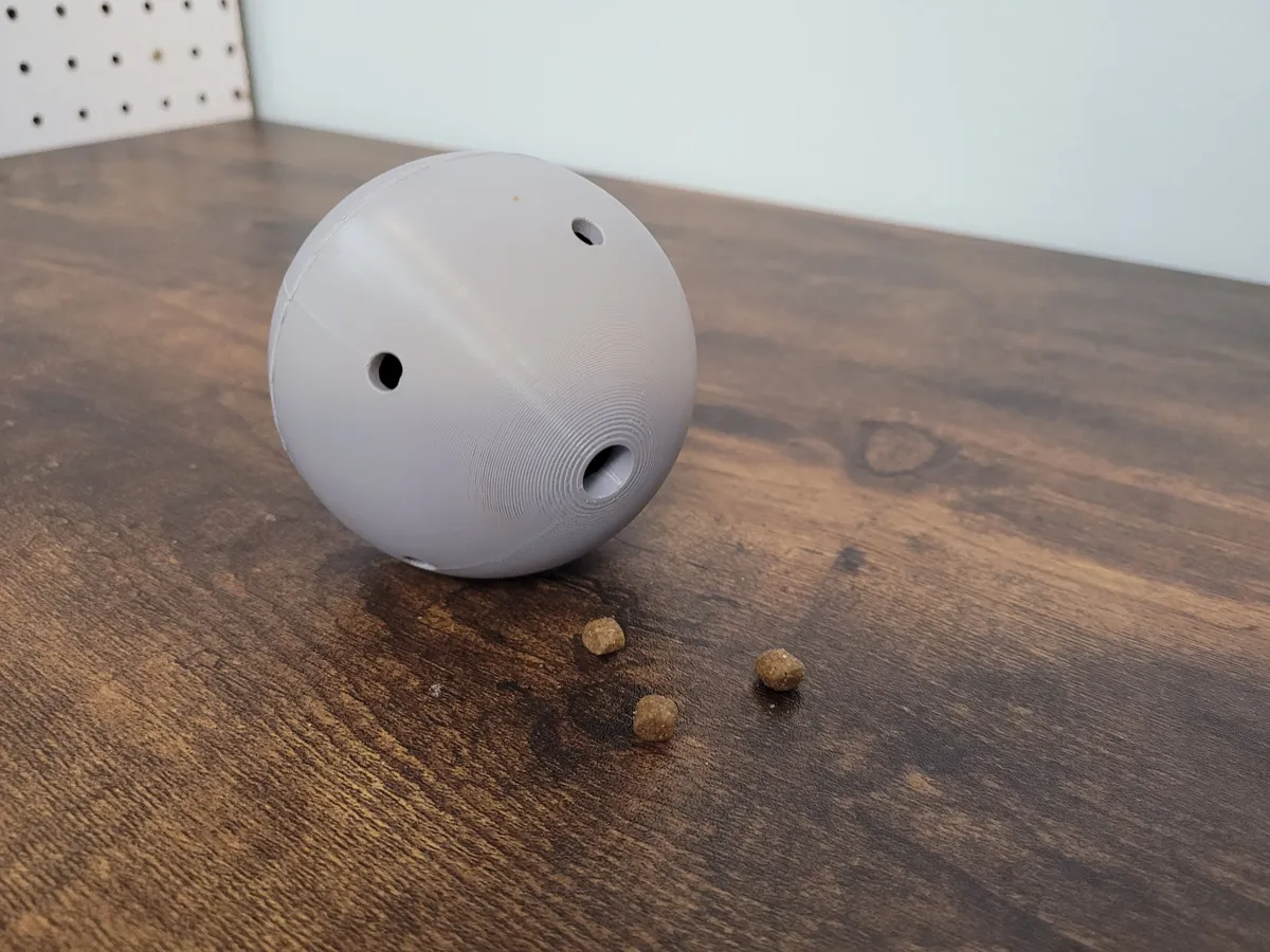 Cat Food Ball Toy for Endless Feline Fun! - Free 3D Print Model ...