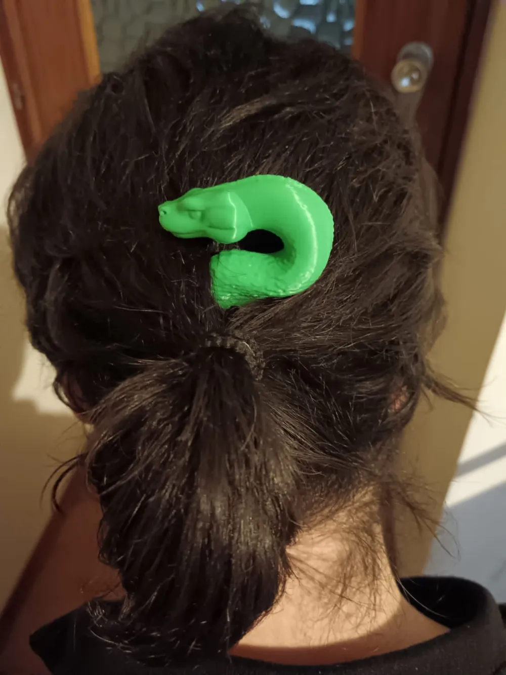 Hair comb for the Year of the Snake by Aleandrus - MakerWorld