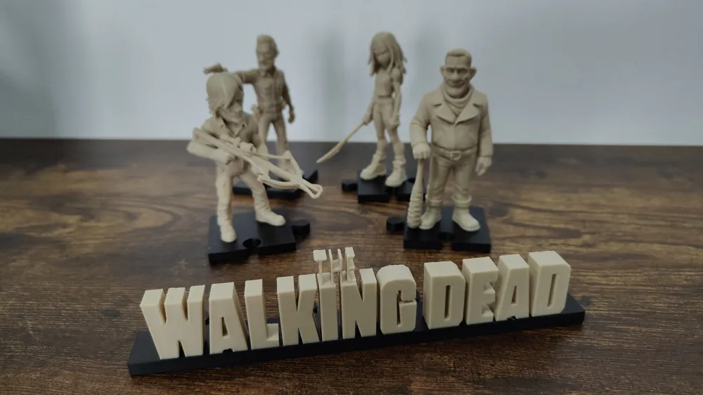 The Walking Dead – Stylized Survivors Collection - Free 3D Print Model - MakerWorld