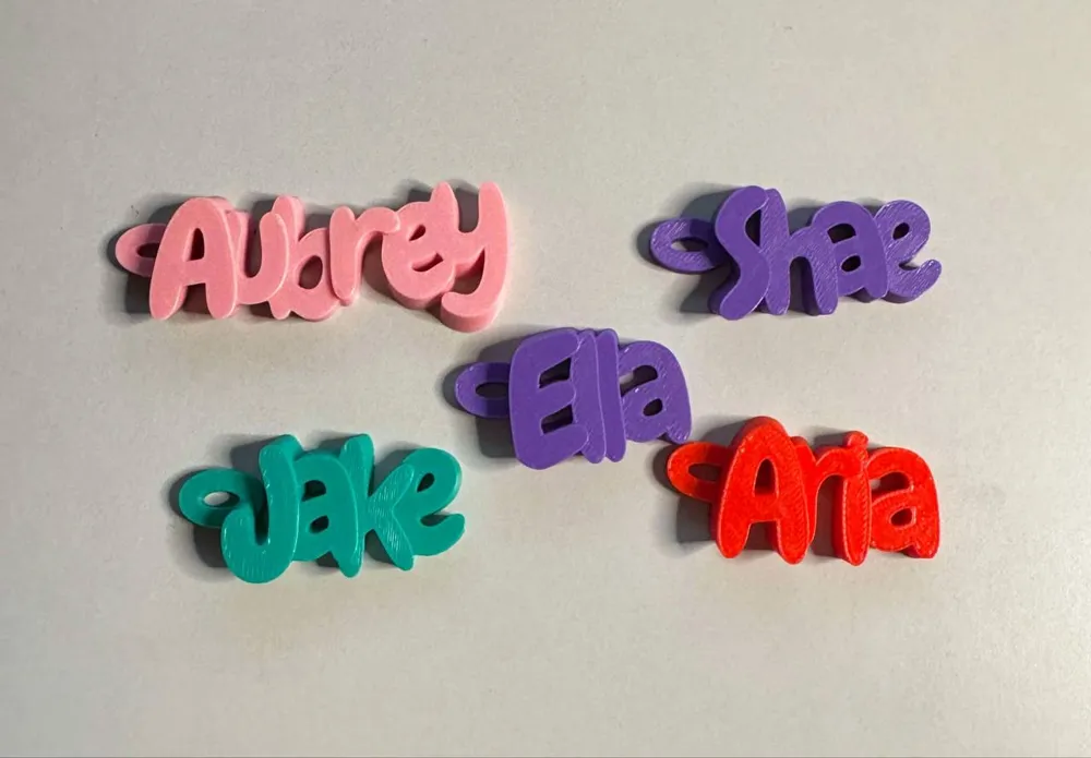 Custom named keychains by Stusikkkk MakerWorld: Download Free 3D Models