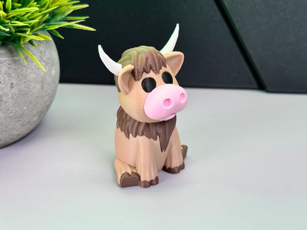 Little Highland Cow by 3DPrintyi MakerWorld: Download Free 3D Models