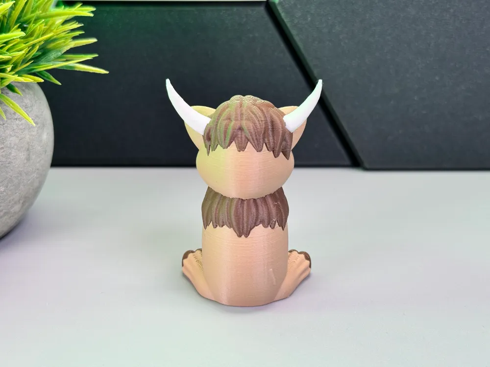Little Highland Cow by 3DPrintyi MakerWorld: Download Free 3D Models