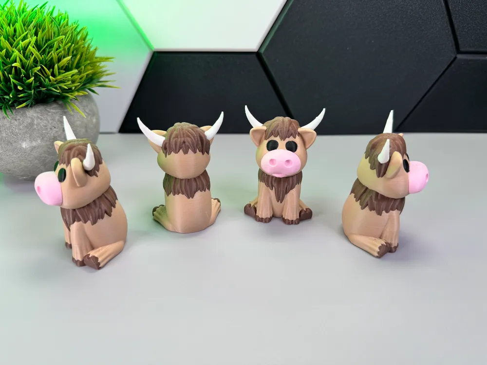 Little Highland Cow by 3DPrintyi MakerWorld: Download Free 3D Models