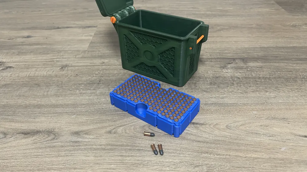 Tray for .22 Short ammunition - Free 3D Print Model - MakerWorld