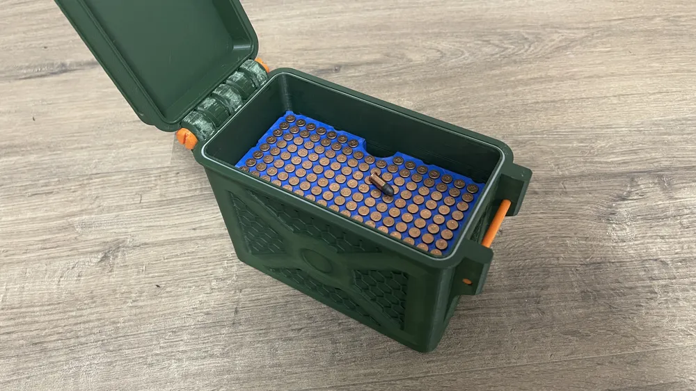 Tray for .22 Short ammunition - Free 3D Print Model - MakerWorld